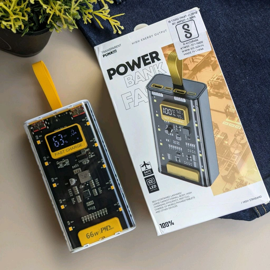 66W Power Bank 20000mAh, QC 3.0 and PD 66W Fast Charge Power Bank ...