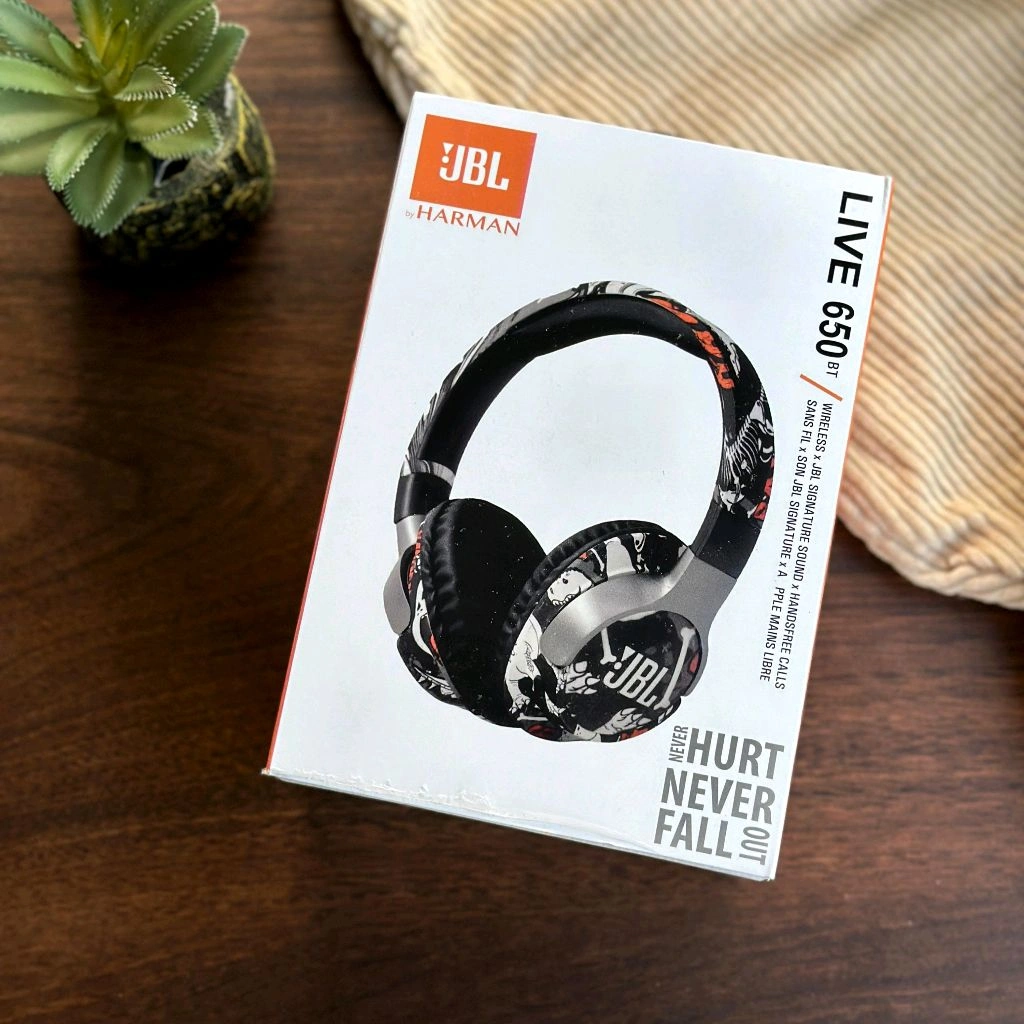 Print Headphone Live 650 With Long Lasting Battery