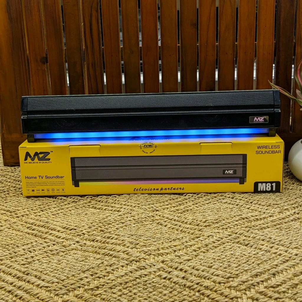 MZ M81-(PORTABLE HOME TV SOUNDBAR)- Dynamic Thunder Sound 2400mAh ...