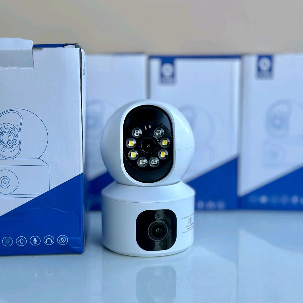 V380 Pro Dual Lans Wifi Camera 1080p Rotatable 360 | 4g Sim Support ...