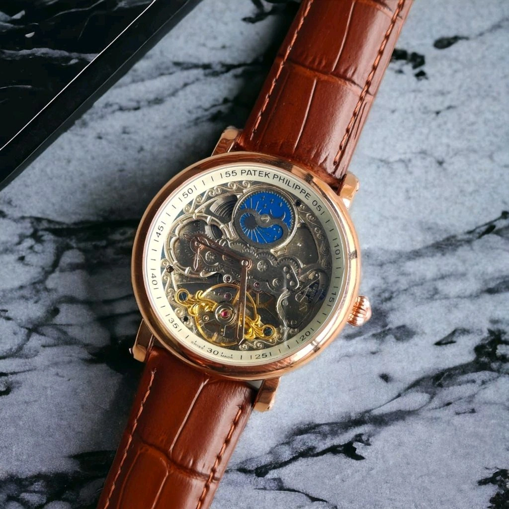 Analog Rotating Tourbillon Pendulum Charge Japanese Automatic Movement ...