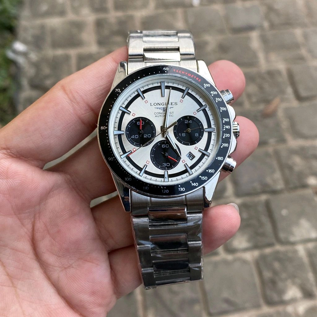 Analog Master Reliable Quality Stop Watch Chronograph Quartz Machinery ...