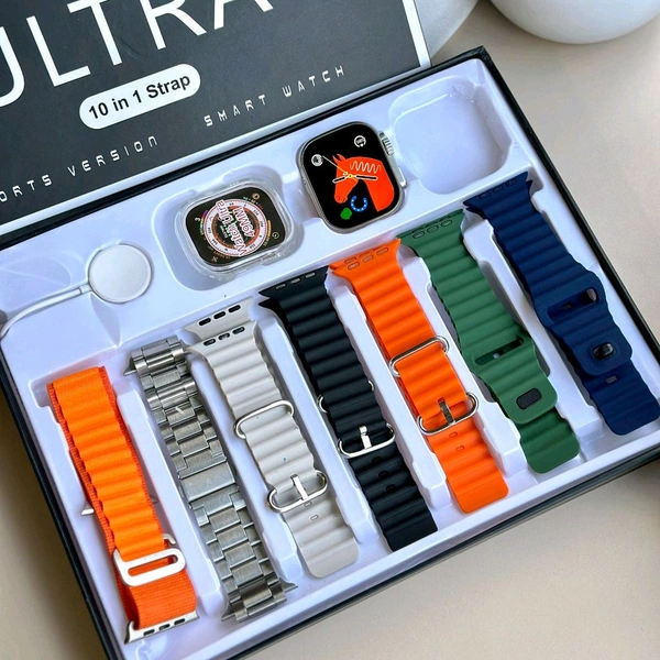 Most Awaited Budget Combo | 8 in 1 Strap Series 8 Ultra 49MM Smartwatch ...