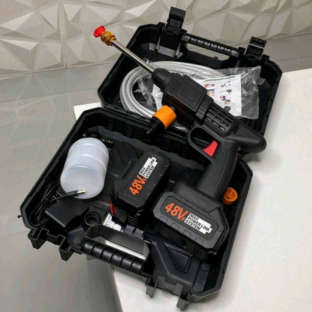 High Pressure Water Gun Wireless High Pressure Washer Water Spray Gun ...