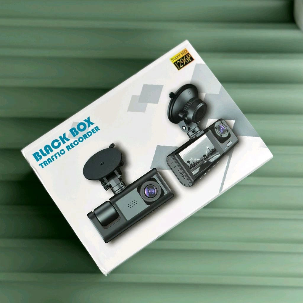 BLACK BOX HD 1080P Traffic Recorder – Dual Camera Dash Cam with Night ...