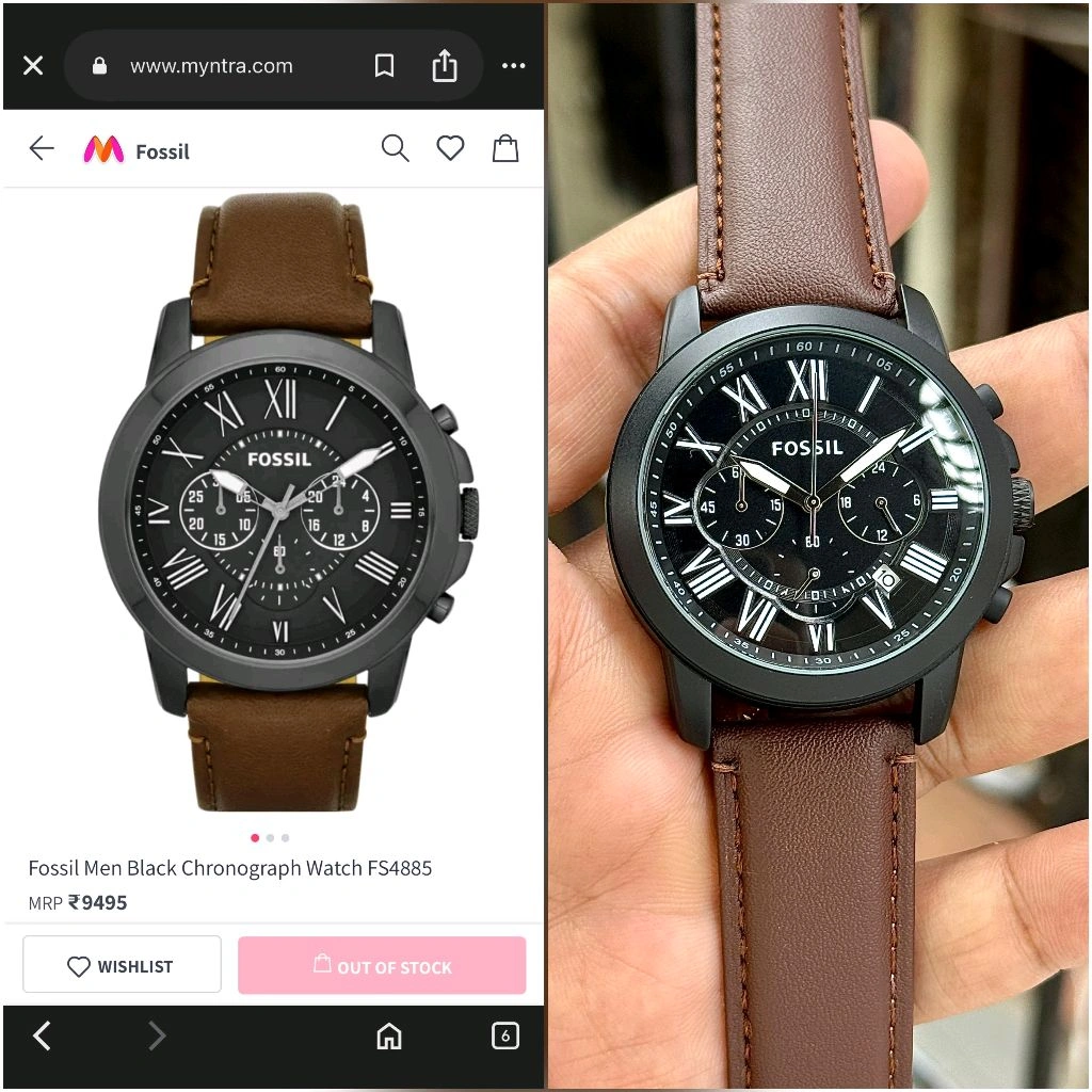 ANALOG FS4885 – BLUE DIAL CHRONOGRAPH WITH RICH STYLE