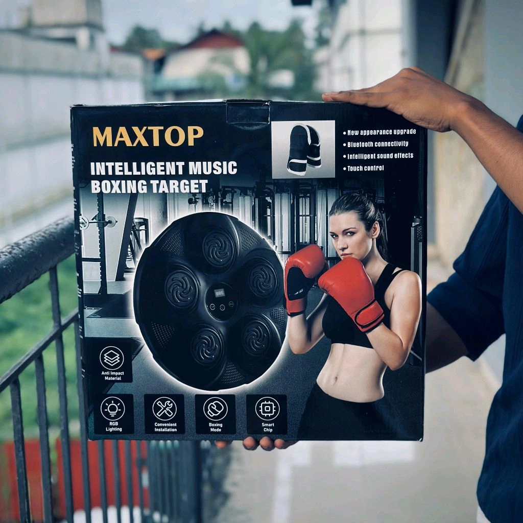 Maxtop Intelligent Music Boxing Pad with LED & Bluetooth | Wall-Mounted ...