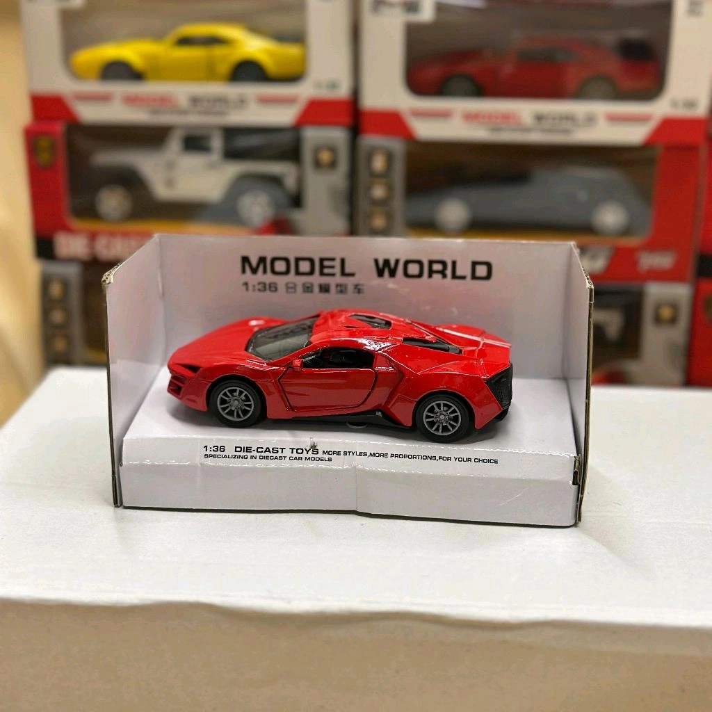 Die-Cast Toy Cars – Realistic Pull-Back Models with Openable Doors ...