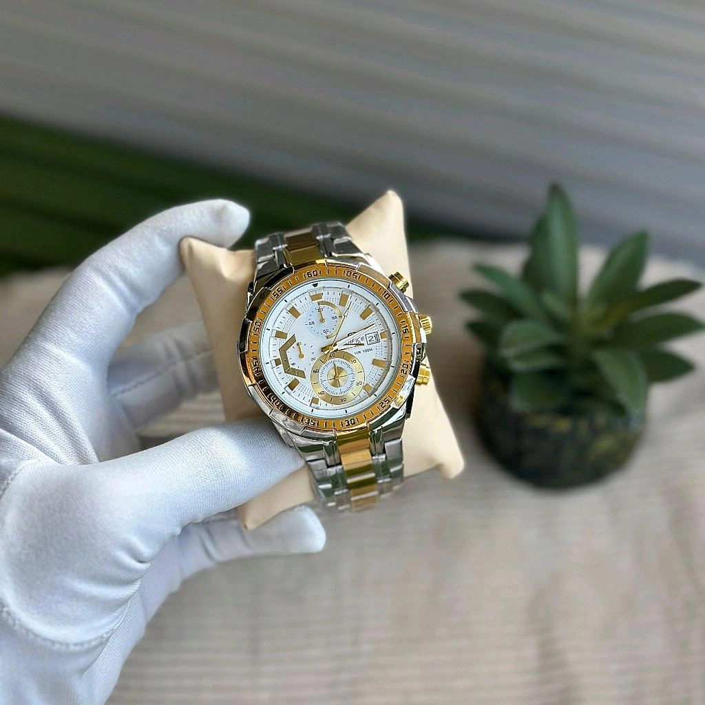 Men’s Classic Analog Watch – Elegant Dial, Date Display, Chronograph ...