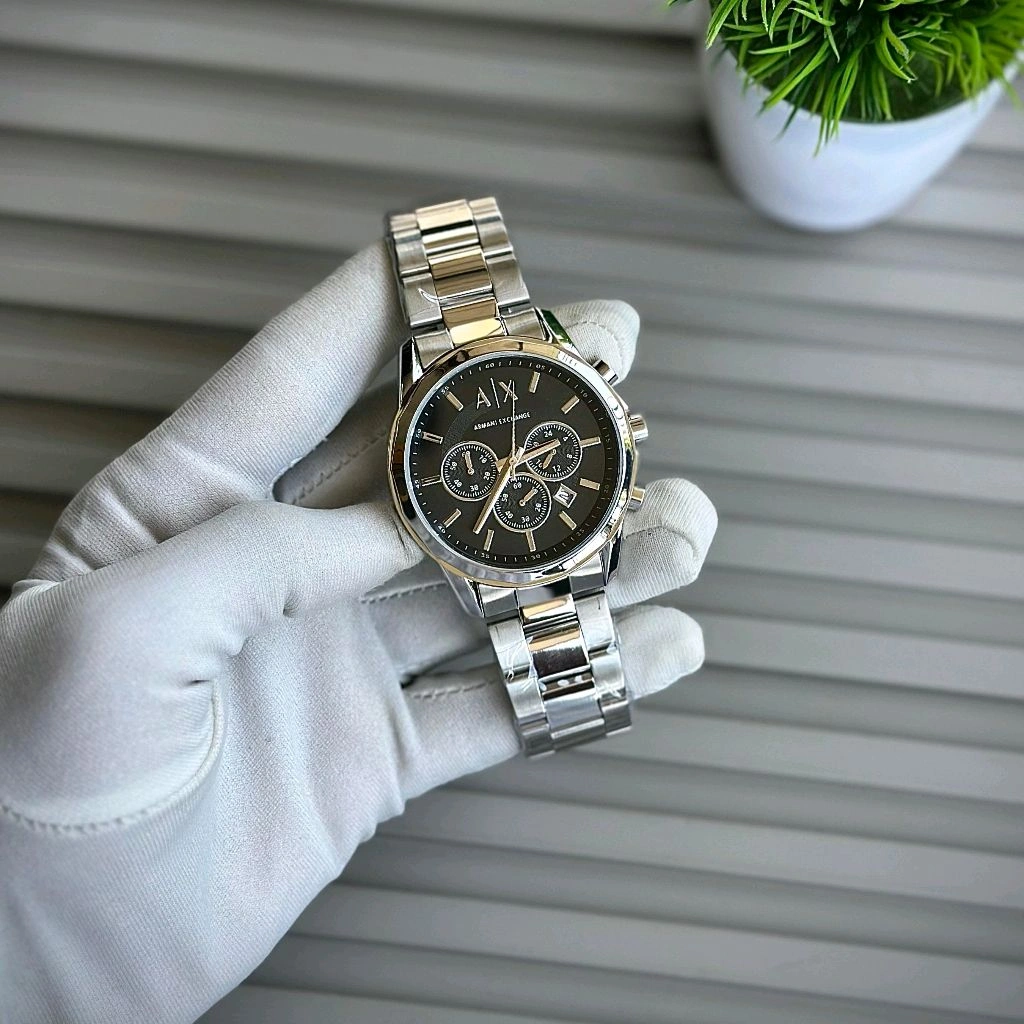 Men’s Classic Analog Watch – Elegant Dial, Date Display, Chronograph ...