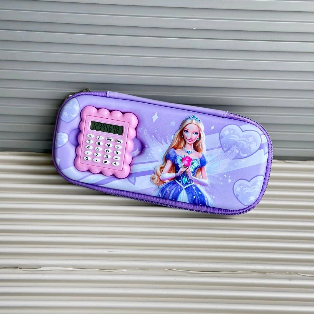 Princess Calculator Pencil Case – Cute, Smart & School-Ready!