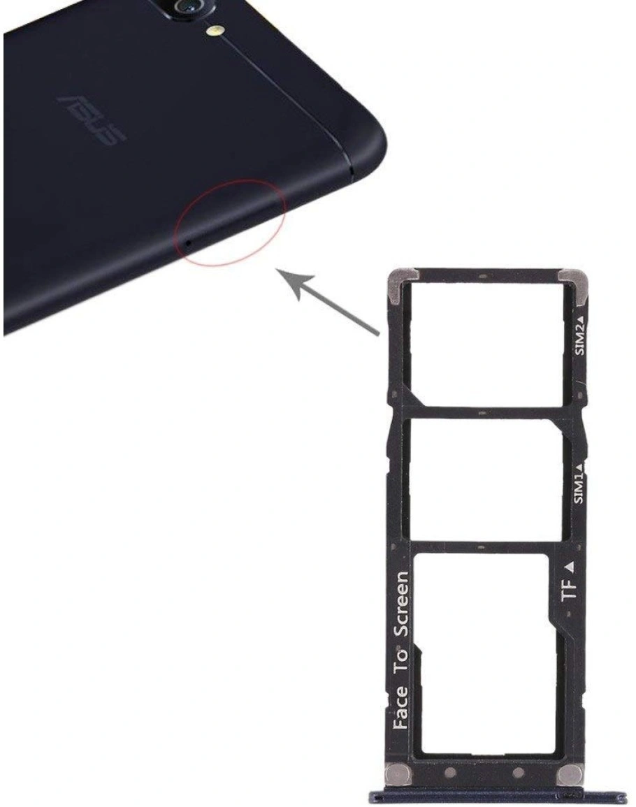 For Asus Zenfone Max M1 Sim Card Tray Slot Holder