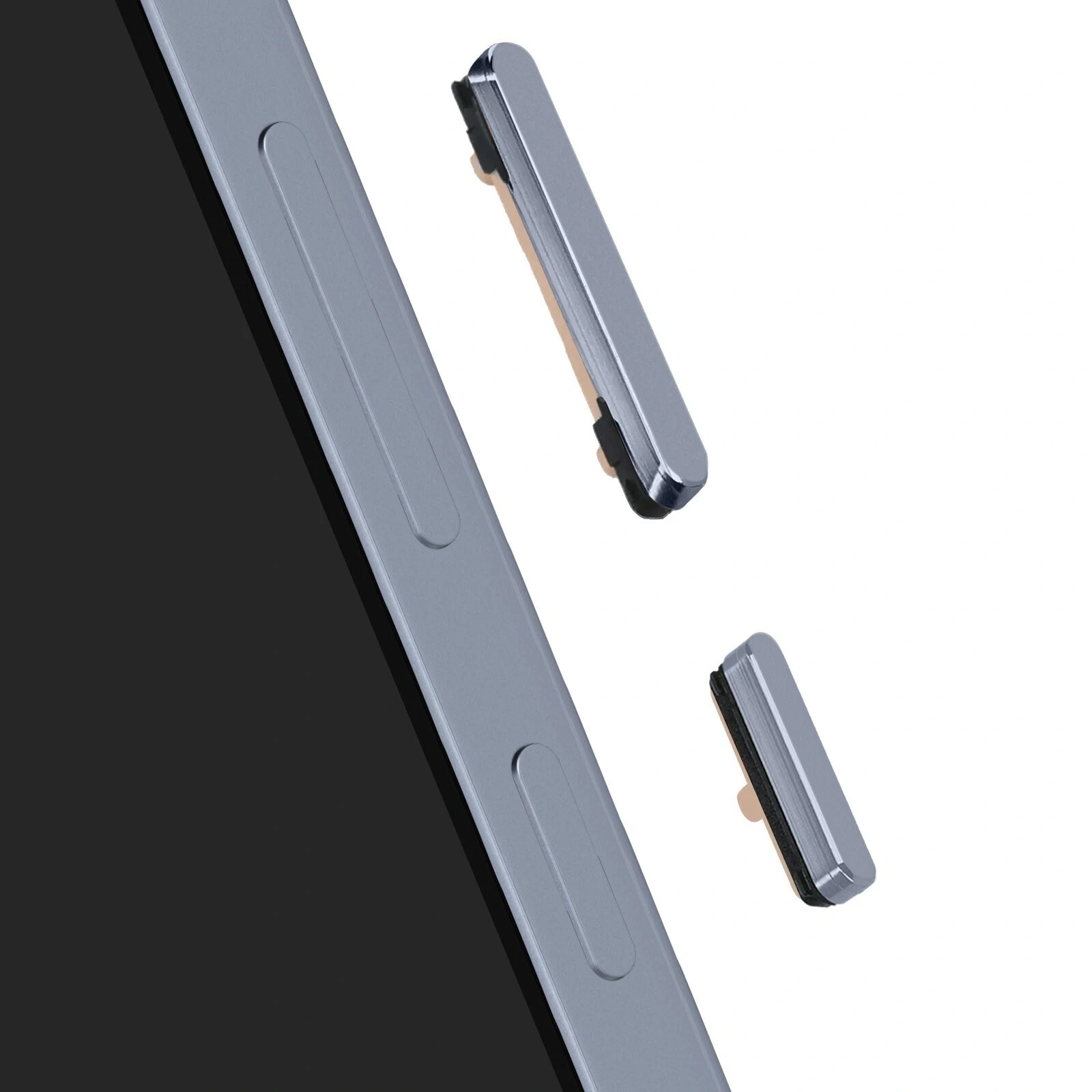 For Samsung Galaxy S24 Plus Power Volume Buttons Side Key Set Replacement Blue