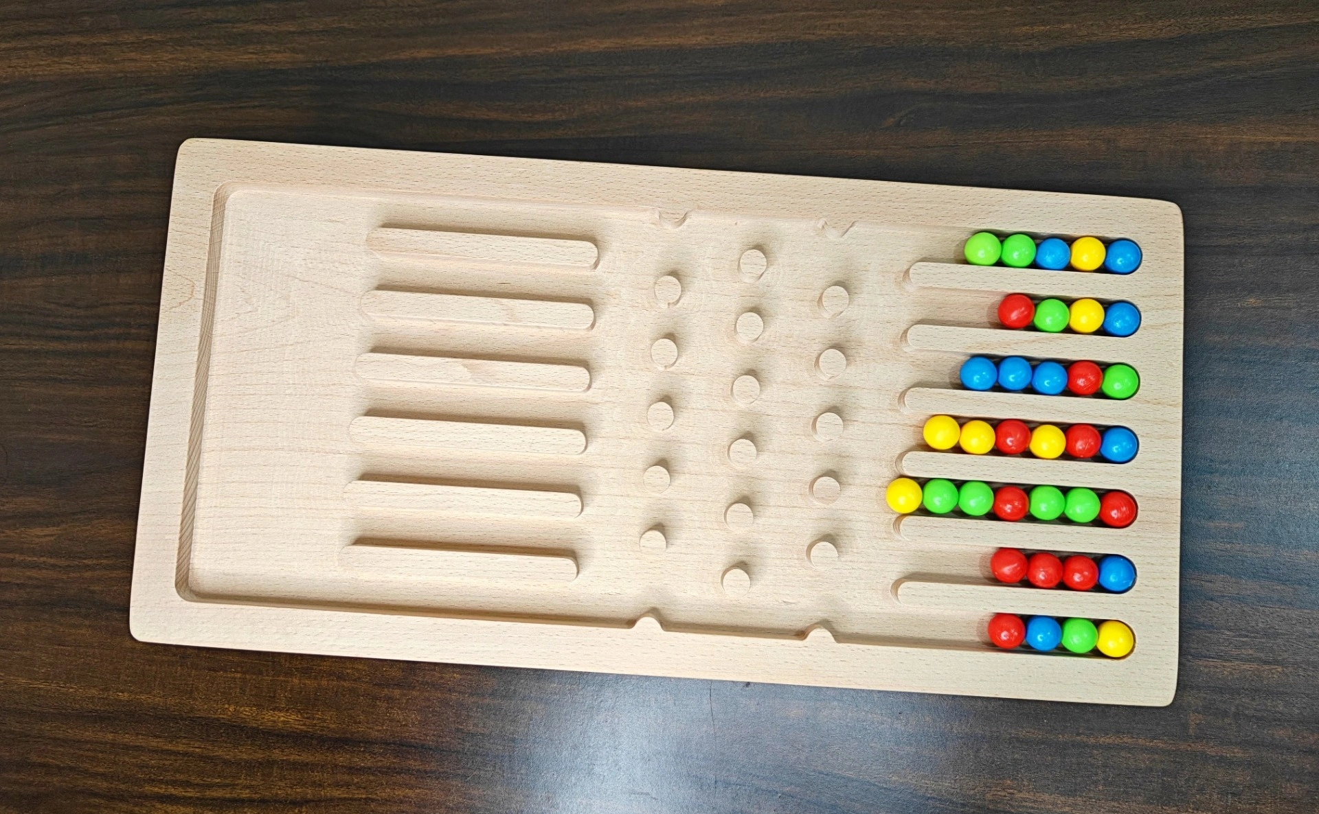 Premium Kancha Board Game family fun gaming kit. montessory wooden toy ...