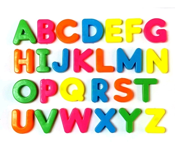 Magnetic Alphabet Letters (MULTI COLOR)