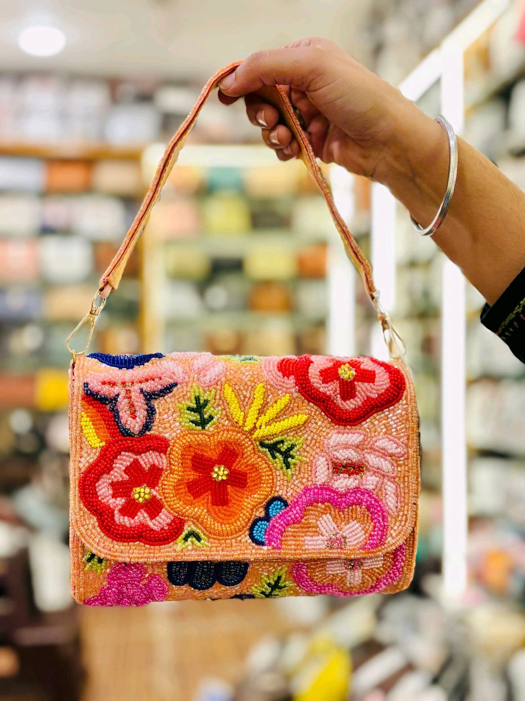 Enchanted Blooms Handcrafted Bag