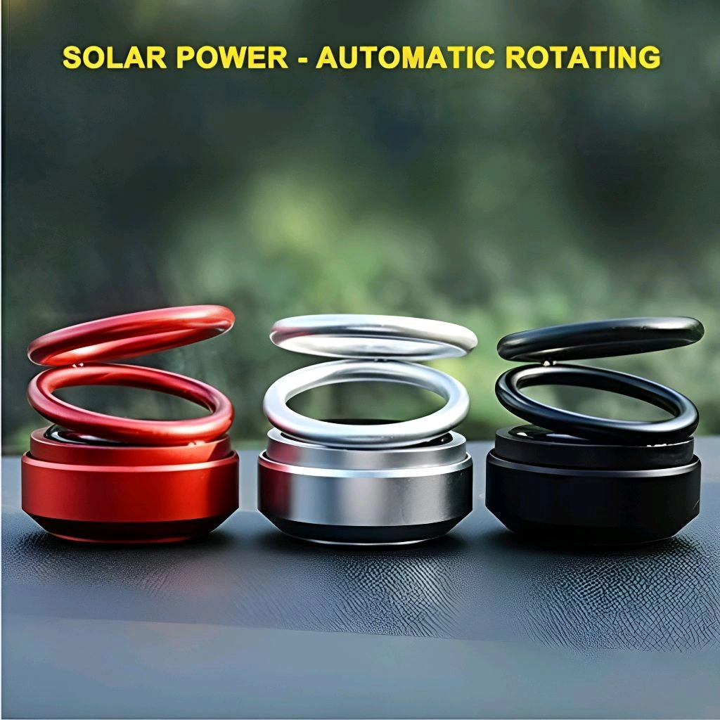 360° Rotating Car Fragrance Diffuser – Double Ring Design, Stylish ...