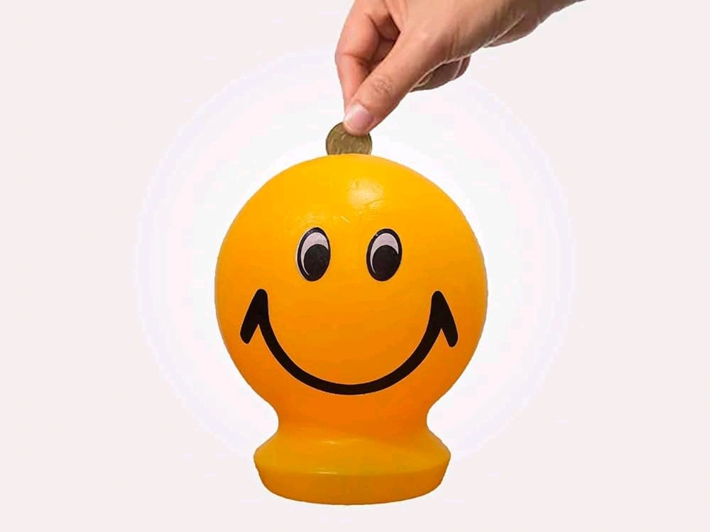 Smiley Coin Box (Big) – Large Capacity Piggy Bank for Kids & Adults ...