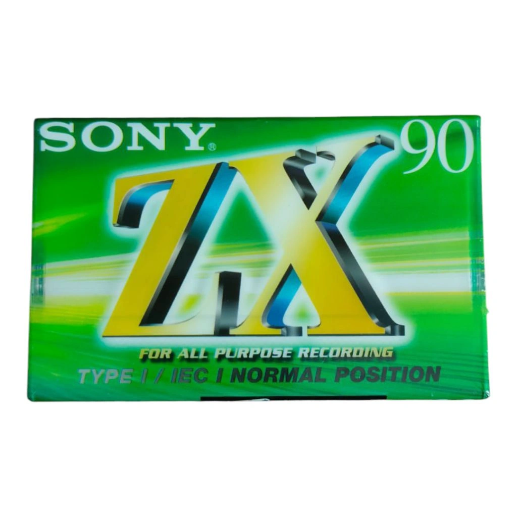 Sony ZX90 Blank Audio Cassette Tape – 90-Minute High-Quality Recording ...