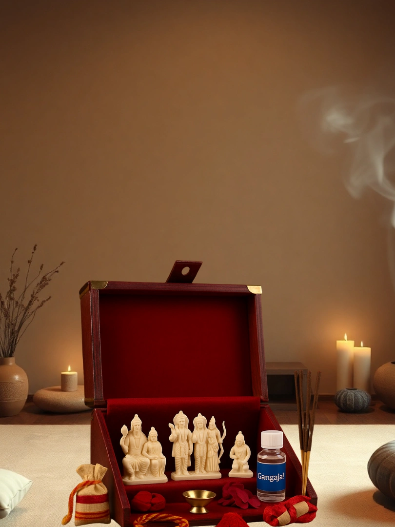 Bhakti on the Go – Portable Wooden Mandir Box