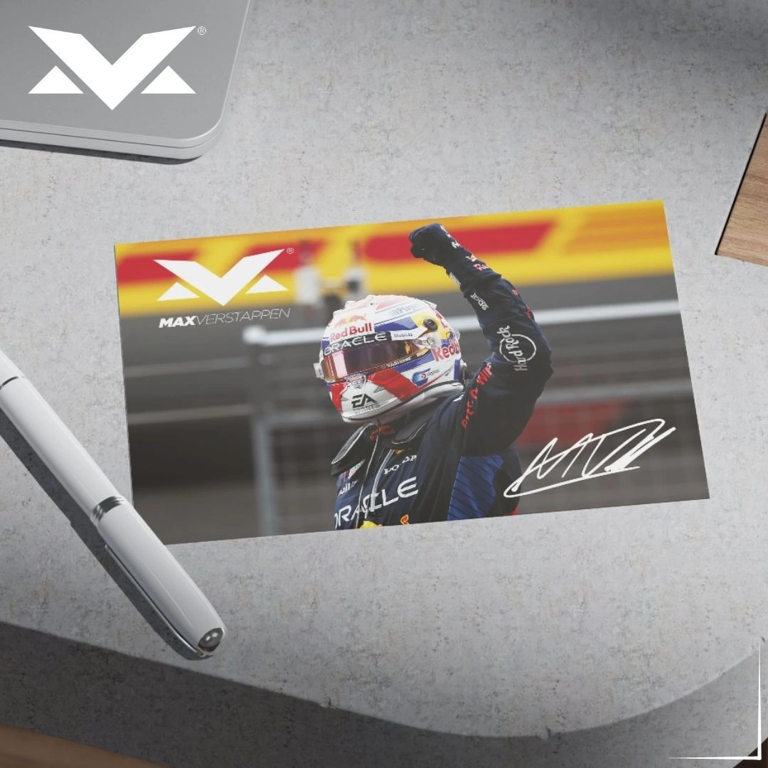 Max Verstappen Official Printed Autographed Driver Card