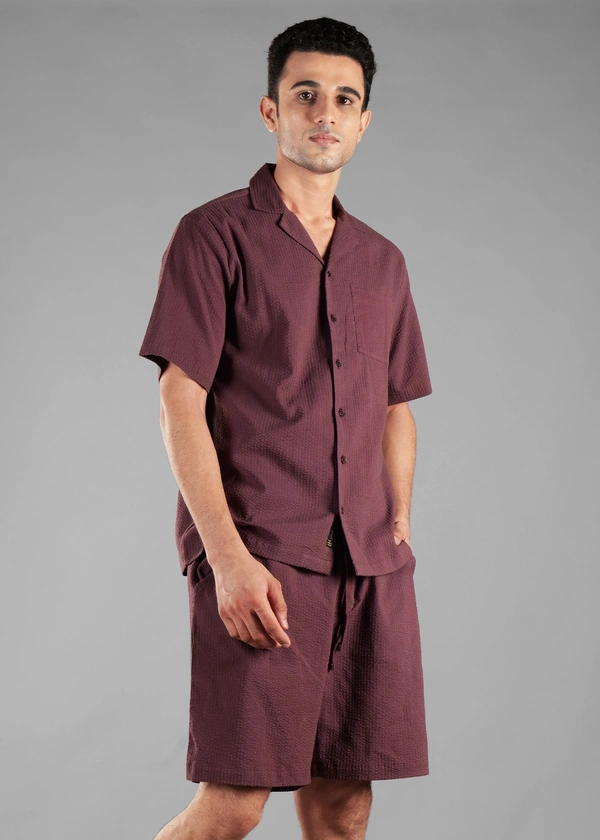 Coffee Bean Textured Cuban Collar Cord Set