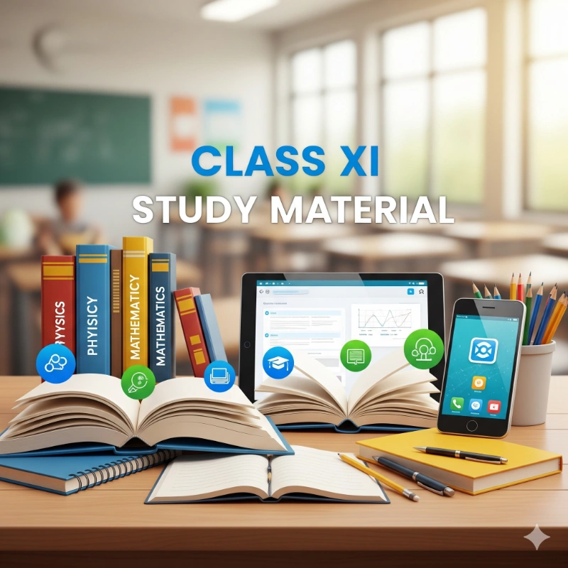 Class 11 Study Material | XI Books & Notes for All Streams