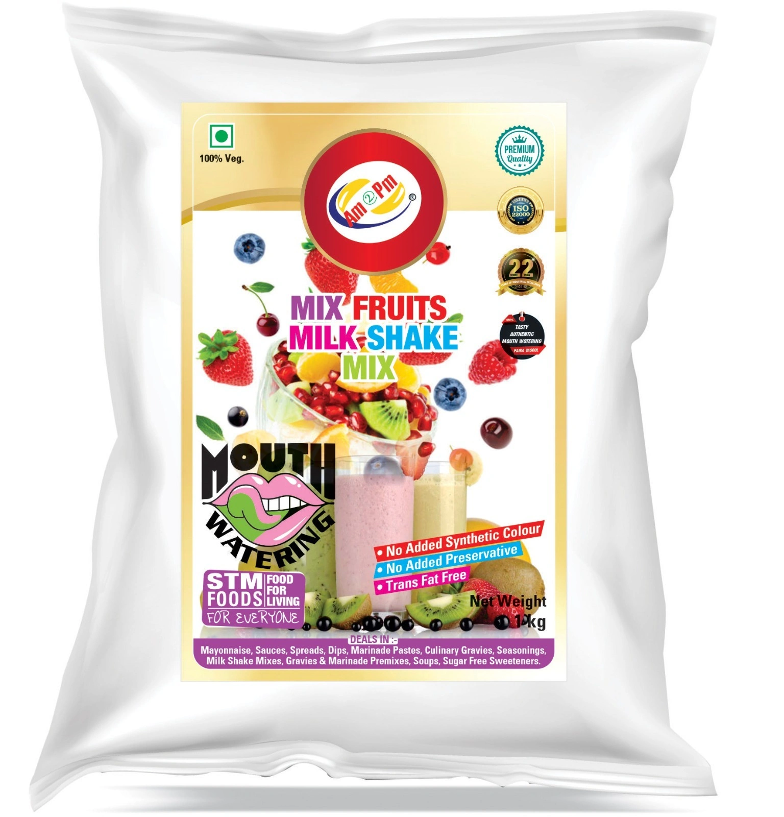 Mix Fruits Milk Shake Premix Powder